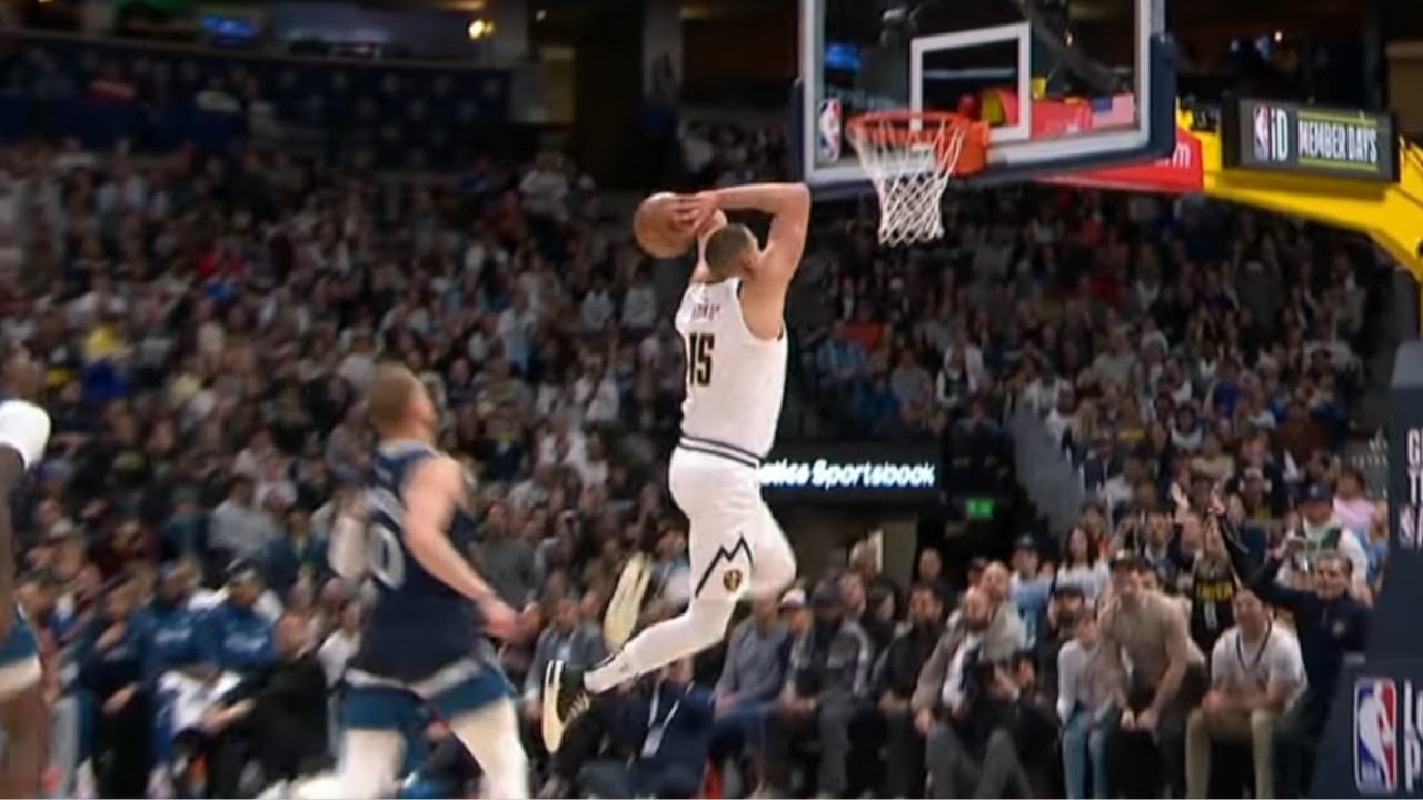 Nikola Jokic PUTS ON A DUNK CONTEST in middle of Wolves game! Enters a ...