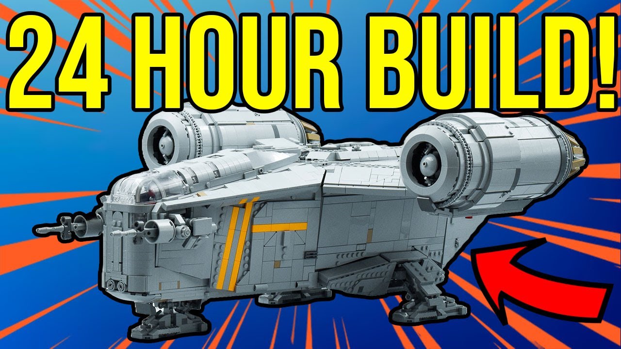 I Built A Custom LEGO Star Wars Razor Crest In 24 Hours - YouTube