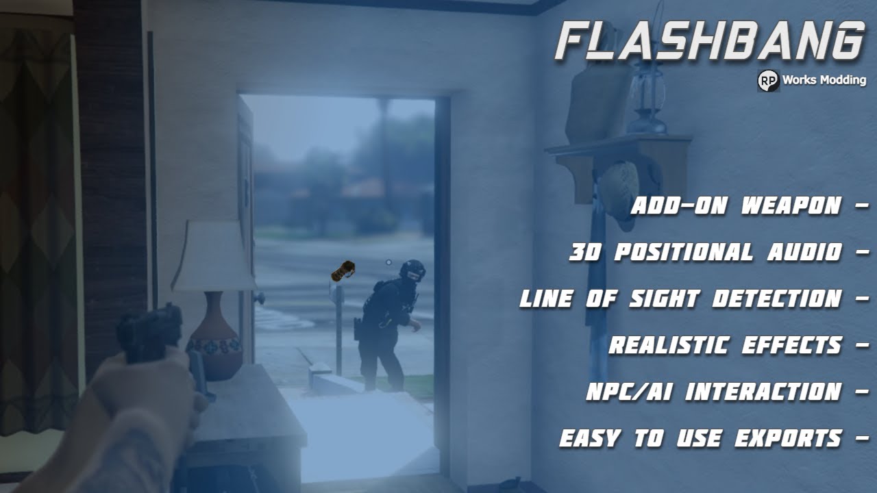 FiveM Flashbang Script – Realistic Stun Effects, AI Reactions & 3D Audio - YouTube