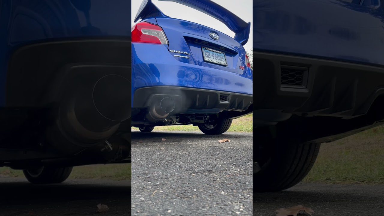 2021 WRX STI Tomei Expreme Ti catback exhaust cold start - YouTube