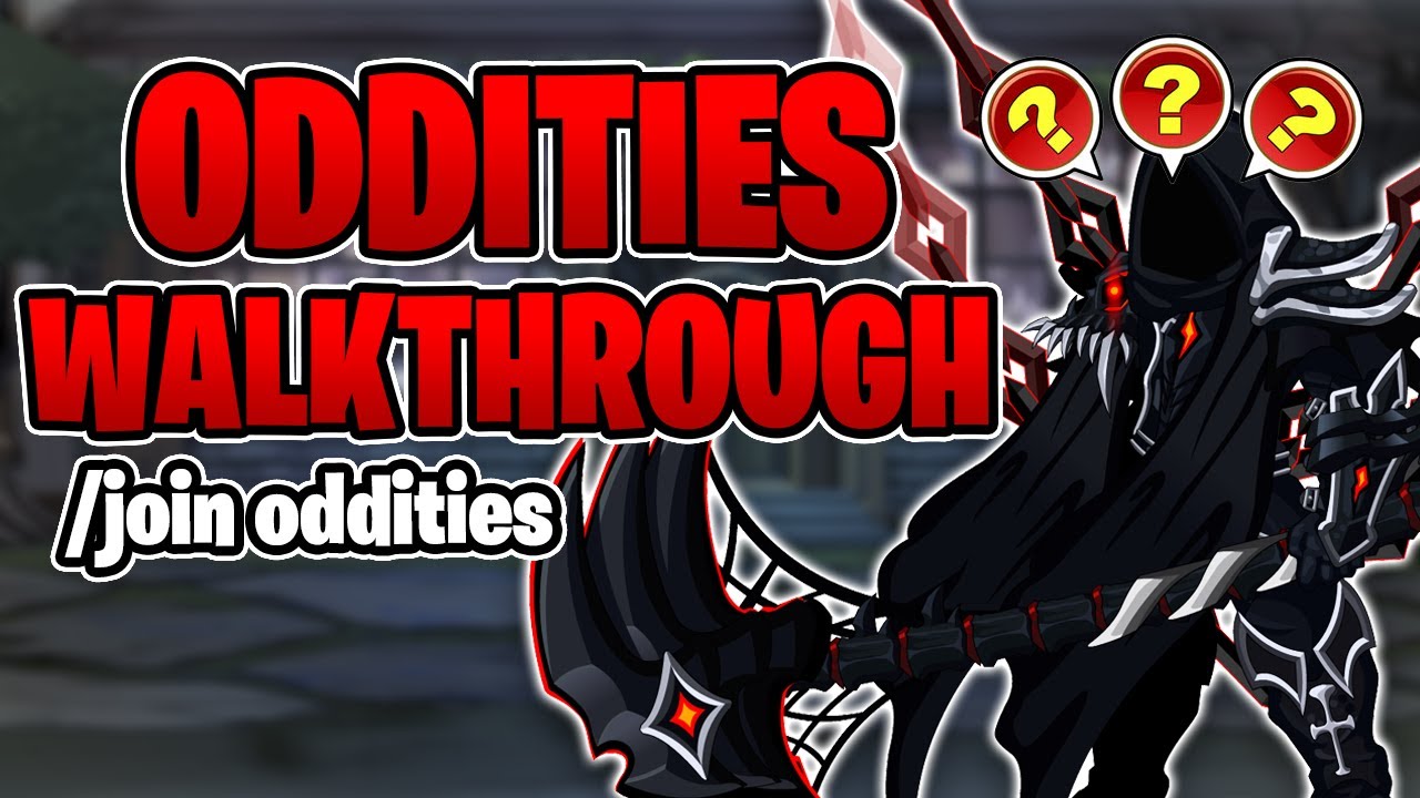Oddities Quest Walkthrough /join oddities - AQW - YouTube