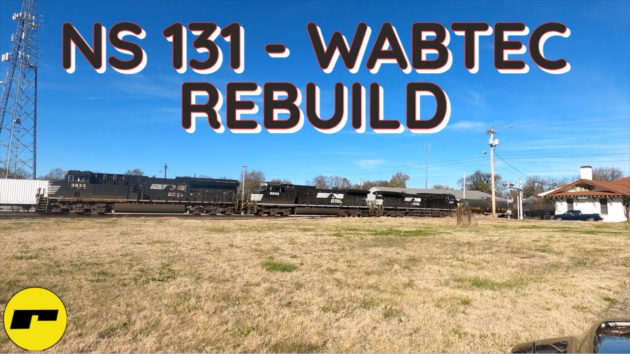 NS 131 At Decatur Alabama With WABTEC AC44C6M Rebuild - YouTube