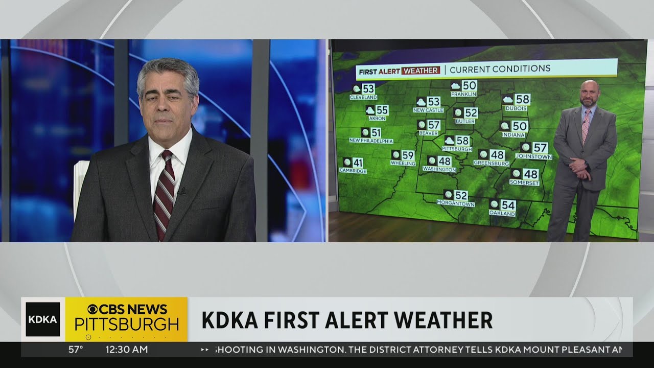 KDKA-TV Nightly Forecast (4/3) - YouTube