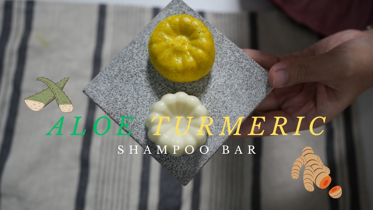 DIY Aloe Turmeric Shampoo Bar: Natural & Plastic-Free | Promote Hair ...