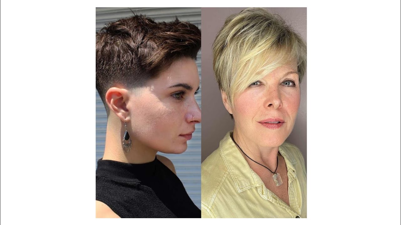 New latest female clippered short hairstyles for ladies - YouTube