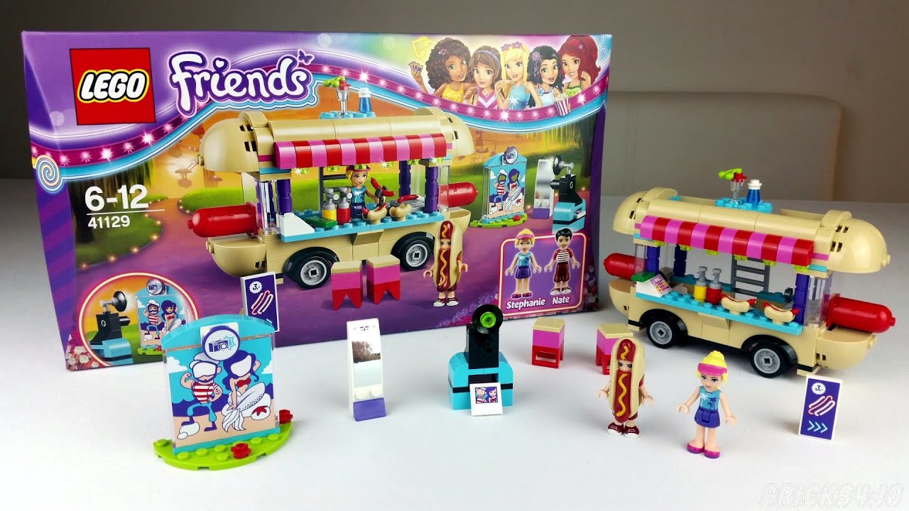 LEGO 41129 Friends Hot-Dog-Stand im Freizeitpark (+ Unboxing) - Review ...
