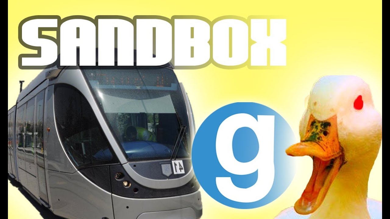 KILLER DUCK!? - Gmod sandbox funny moments (trains, archery and toilet ...