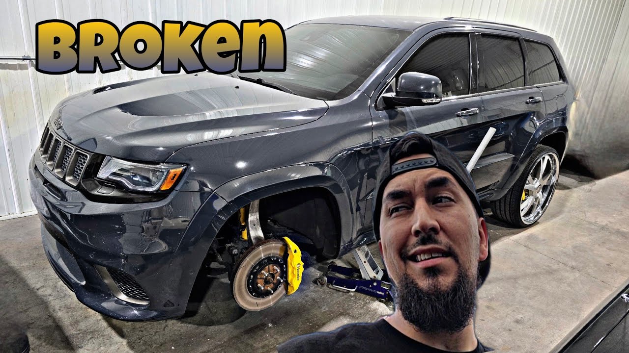 First drive in the Trackhawk with the wheels and this happens - YouTube