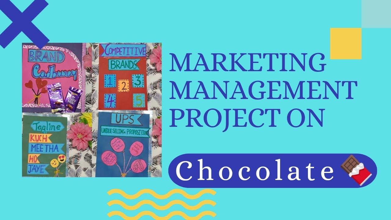 Marketing management project on chocolates 🍫 |class 12 | Business ...