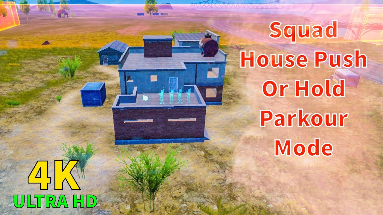 Squad House Push Or Hold NEW Parkour Mode in PUBG Mobile 😱 | AsterBoy ...