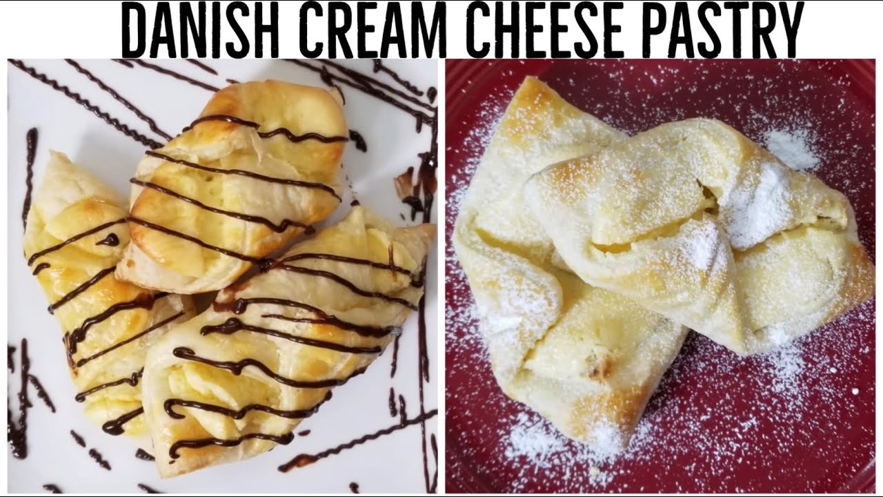Danish Cream Cheese Pastry || Cheese Danish || Puff Pastry - YouTube