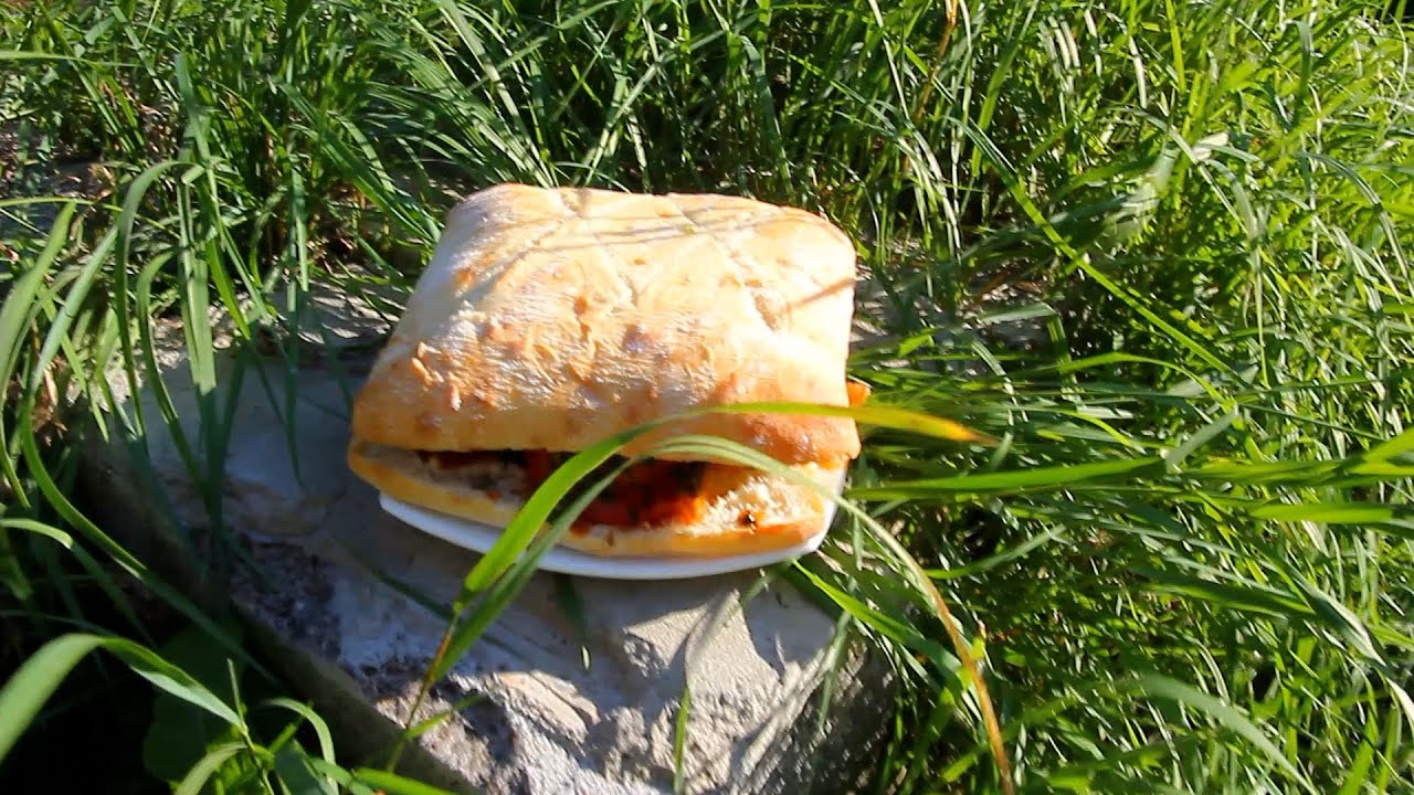 The most delicious beef burger ever! Cooked on fire! With juicy cutlet ...