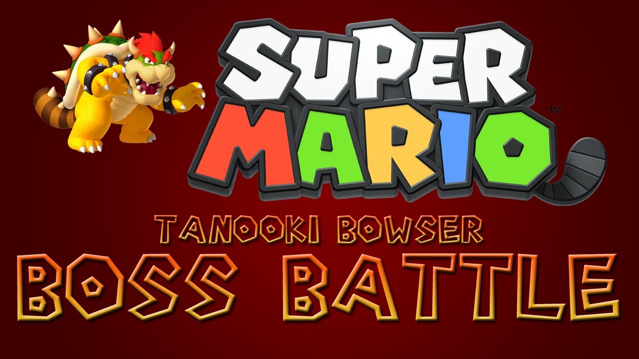 Super Mario 3D Land - Tanooki Bowser Boss Battle - Shortcut - YouTube