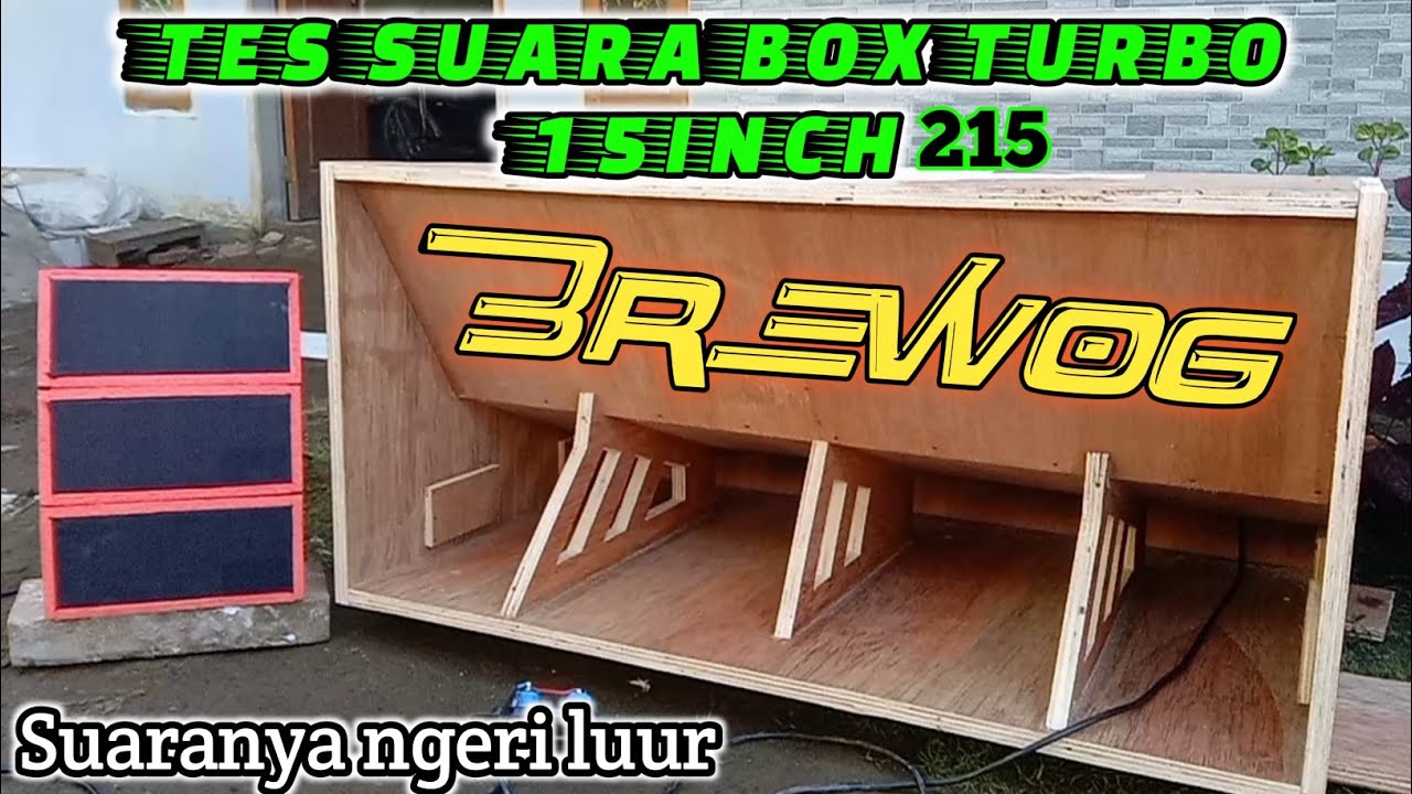 Cek sound box turbo 15 inch - YouTube