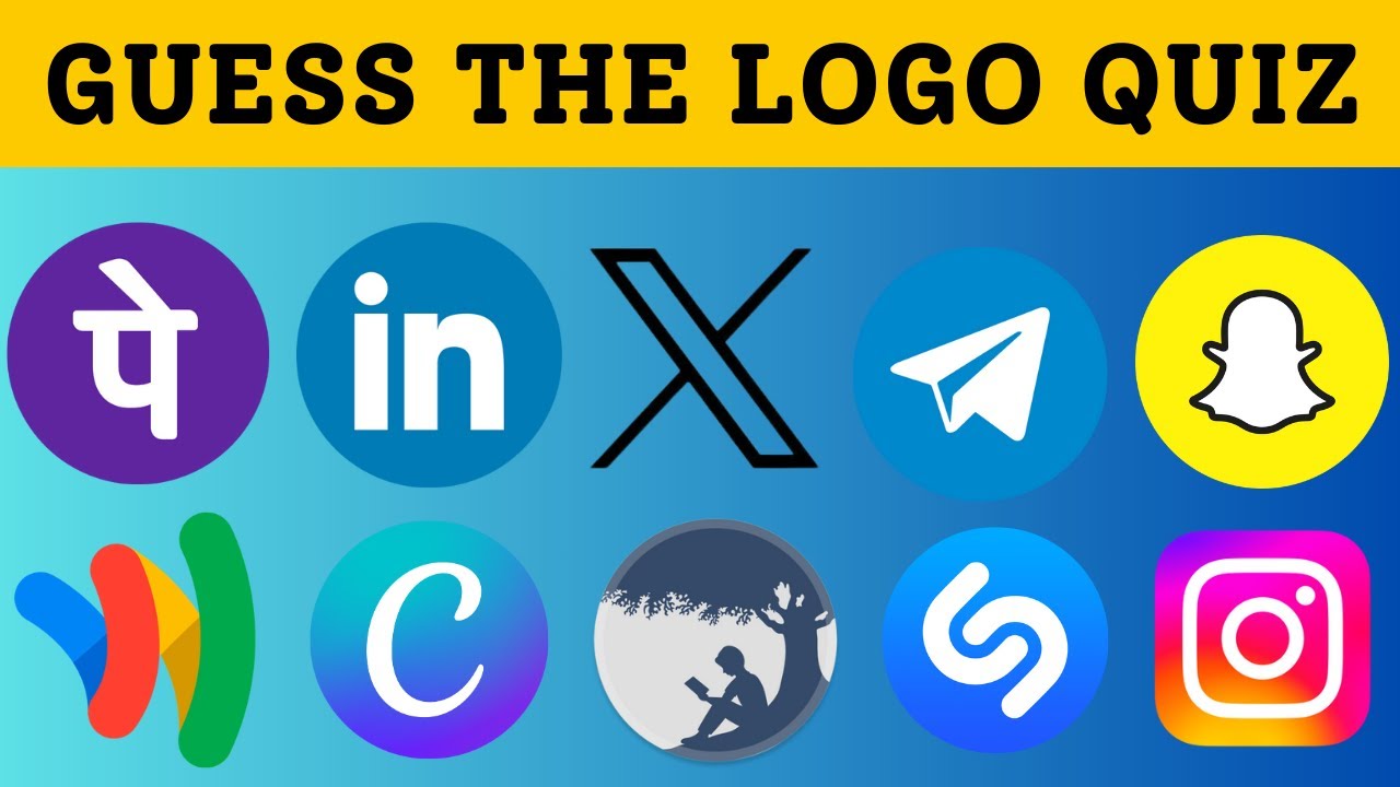 Guess the Logo Quiz | Can You Guess the Logos? Guess The Logo In 3 ...