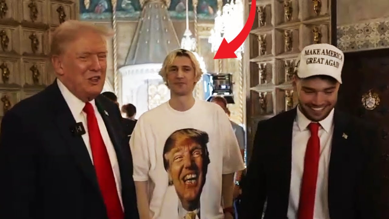 XQC MEETS DONALD TRUMP... (ADIN ROSS STREAM) - YouTube