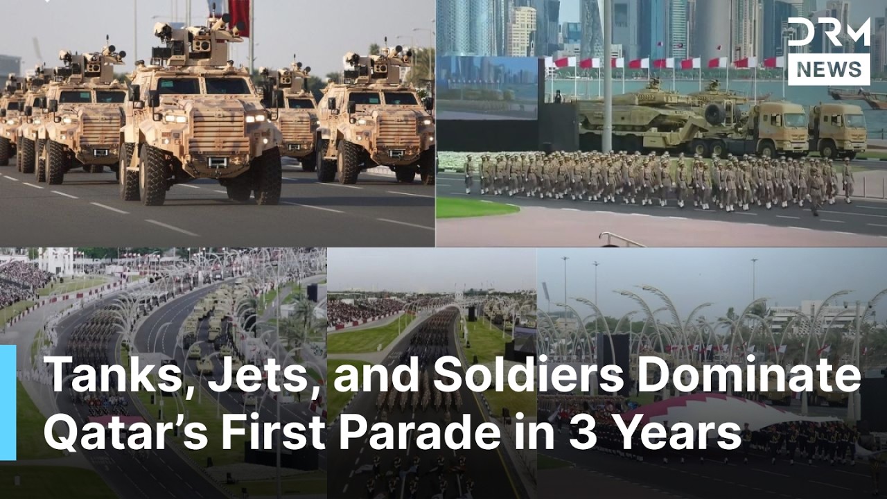 FULL PARADE: Helicopters Hover, Jets Zoom, and Tanks Roll in Qatar's ...