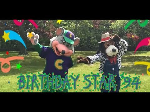 Chuck E Cheese and Jasper LIVE! Birthday Star '94 - YouTube