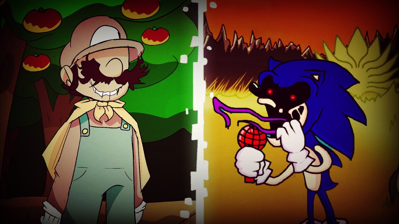 PS135 Vs Sonic.exe (illusion X Too Slow) FNF Video - YouTube Music
