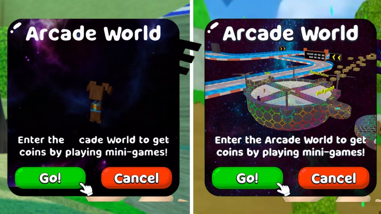 Super Bear Adventure 2 Arcade World Vs Arcade World Old Secret 2024 ...