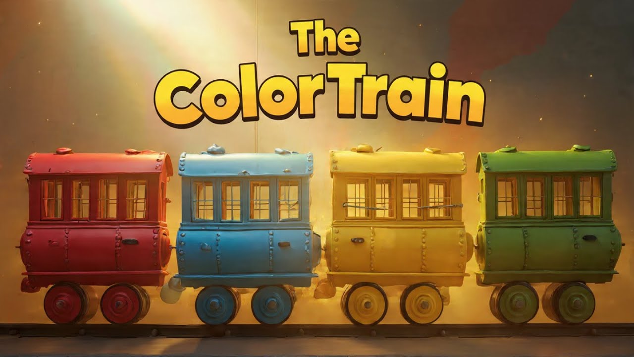 Color Train Rhyme! Learn Colors with beautiful Animation! - YouTube