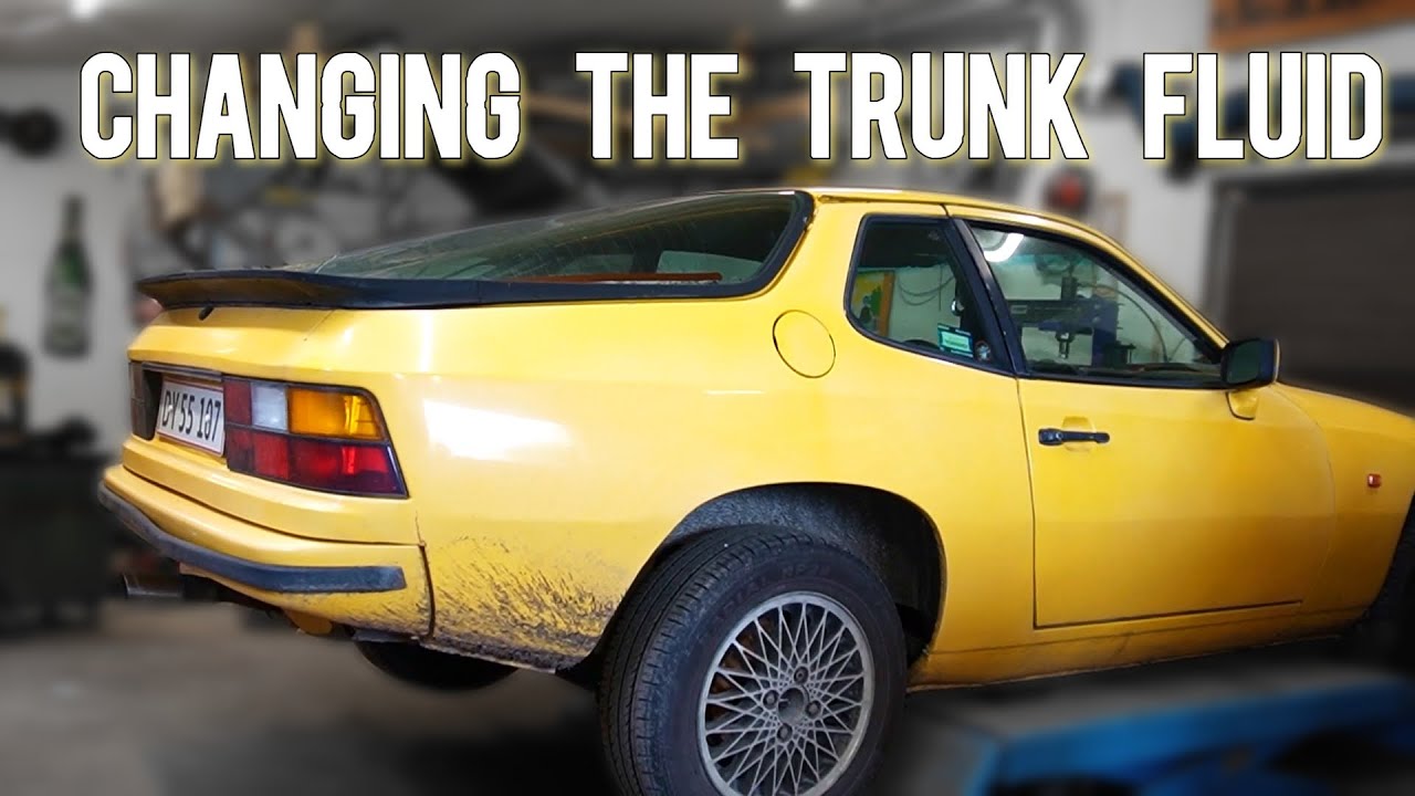Porsche 924 | Rear Wheel Bearing And Drains - YouTube