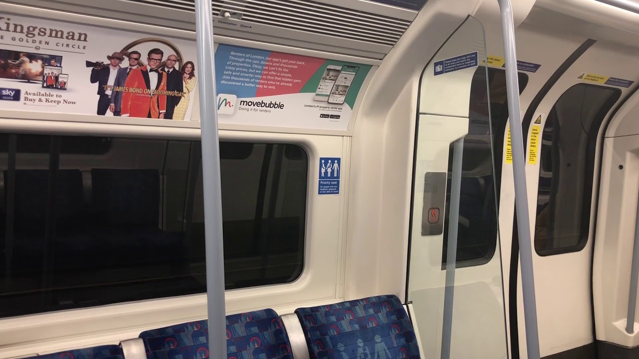 London Underground: Jubilee line From Canary Wharf to North Greenwich ...