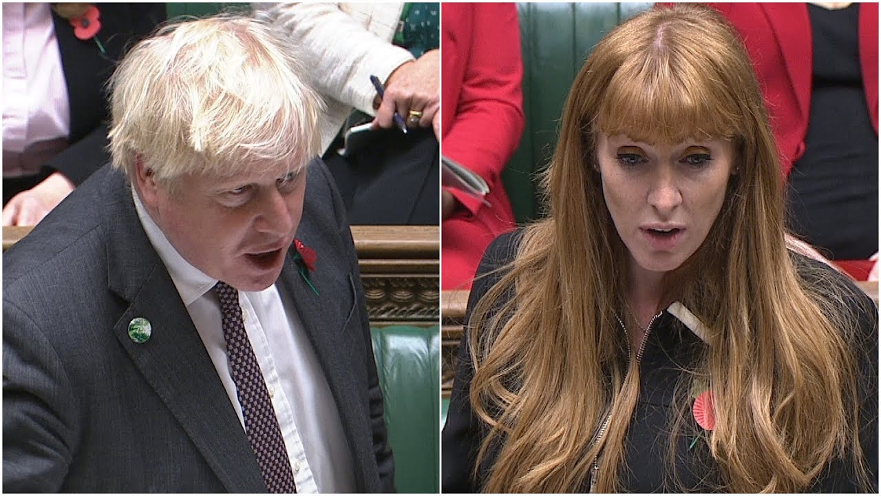 Live: Prime Minister Boris Johnson faces deputy Labour leader Angela ...