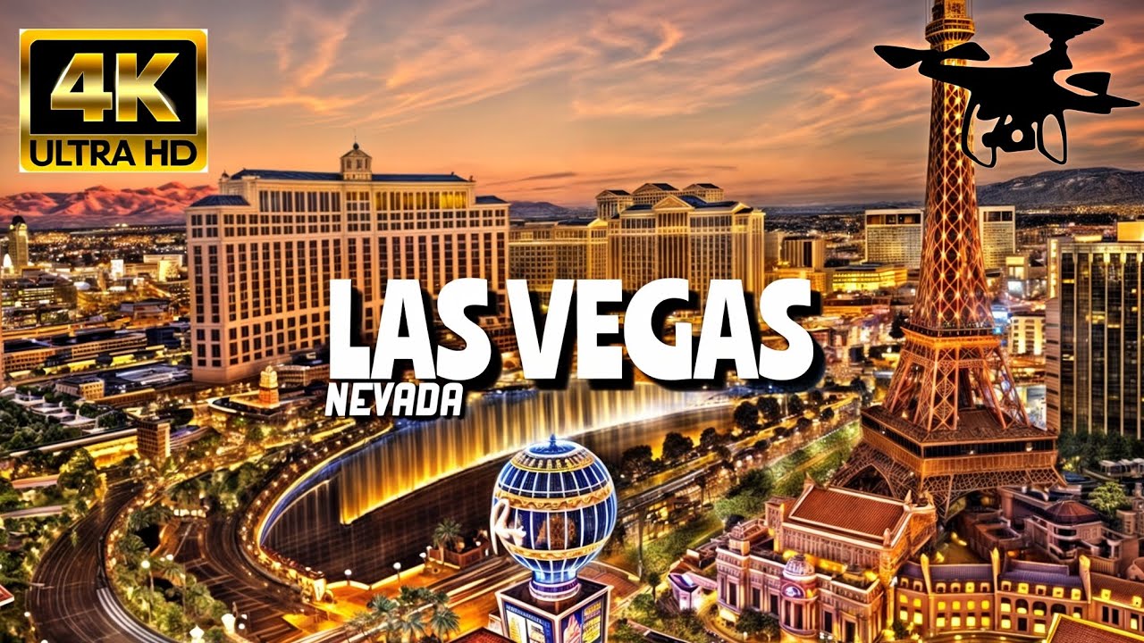 Las Vegas, Nevada In 4K By Drone - Amazing View Of Las Vegas, Nevada ...