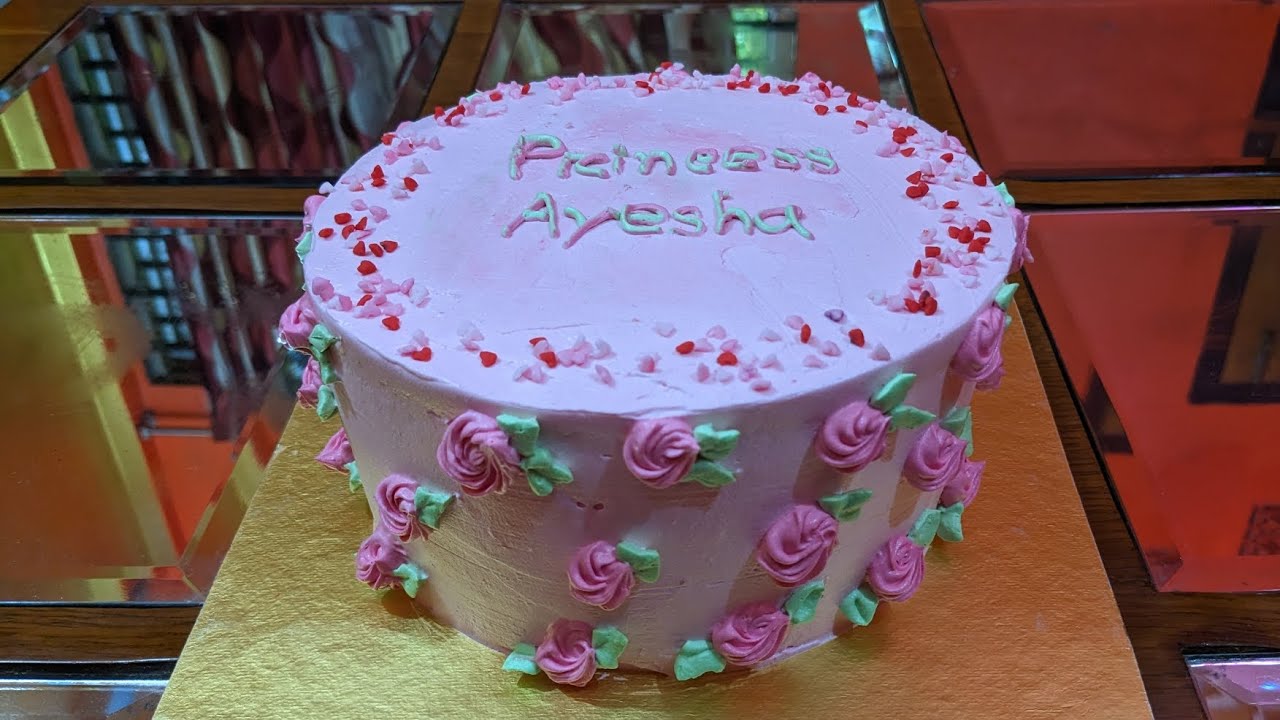 Simple Cake Design | Beautiful Cake Design - YouTube