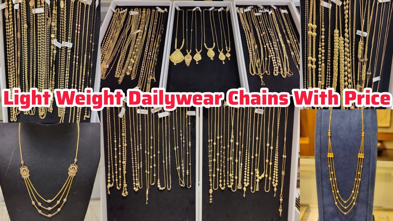 Light Weight Dailywear Fancy Chains with Price Details/ College ...