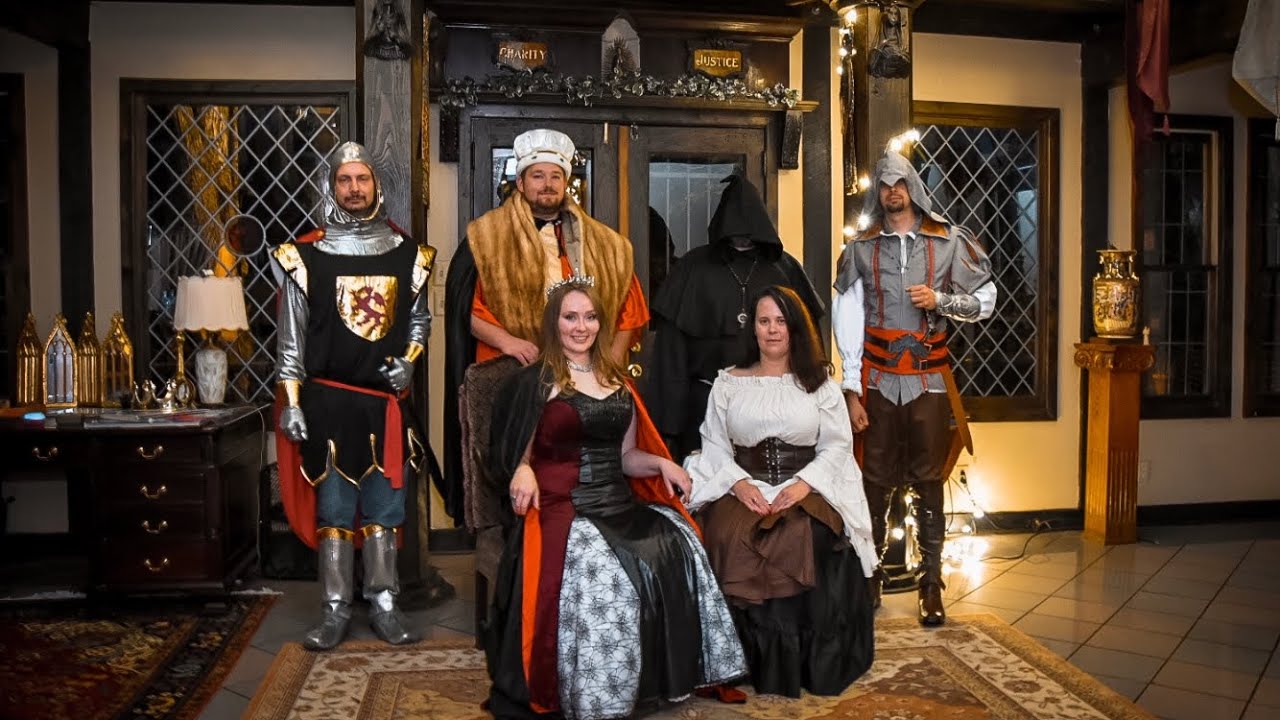 We Spent The Night In a Renaissance Castle (Williamswood Castle) - YouTube