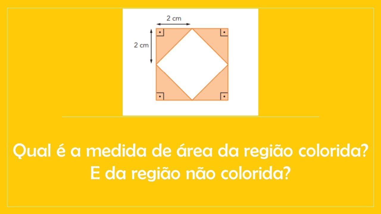 Calcule A área Da Região Colorida - RETOEDU