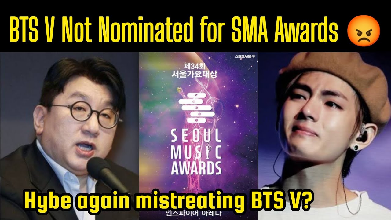 BTS V not nominated for SMA awards 😡, BTS v new video, taehyung video # ...