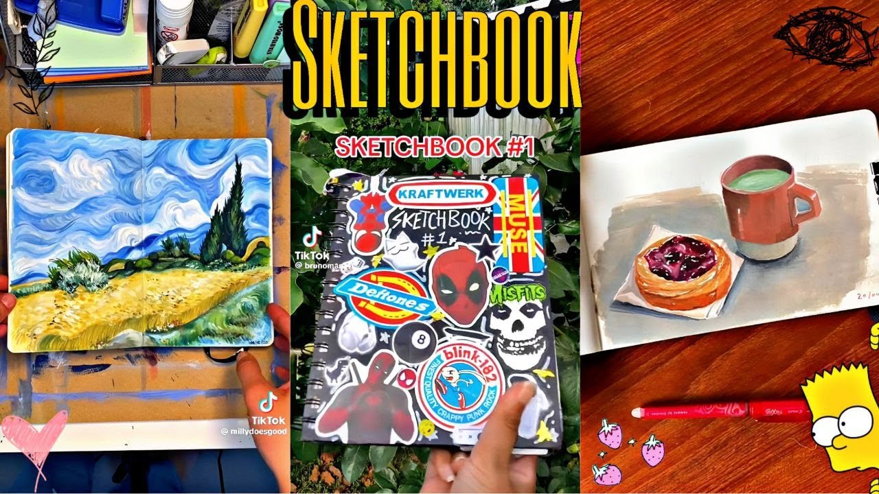 Sketchbook drawing and doodle ideas | Sketchbook Ideas 2024 | ART ...