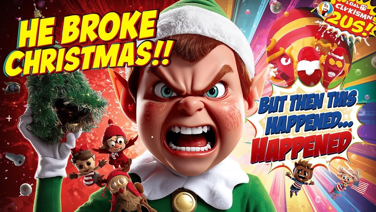 Grumpy Elf Ruins Christmas! 😱 Can Friends Save It? | Fun Emotions Song ...
