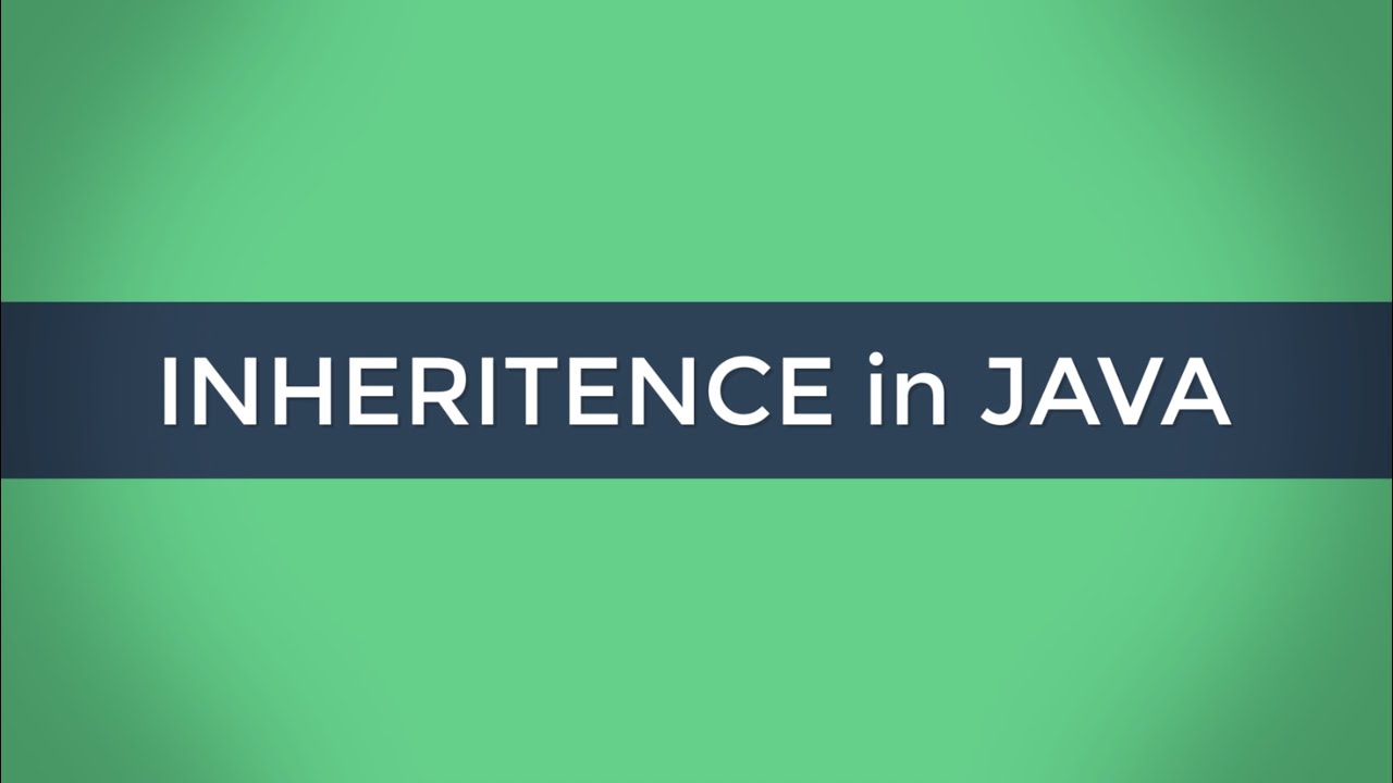 35 - Inheritance in java - YouTube