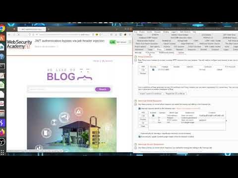 JWT authentication bypass via jwk header injection - YouTube