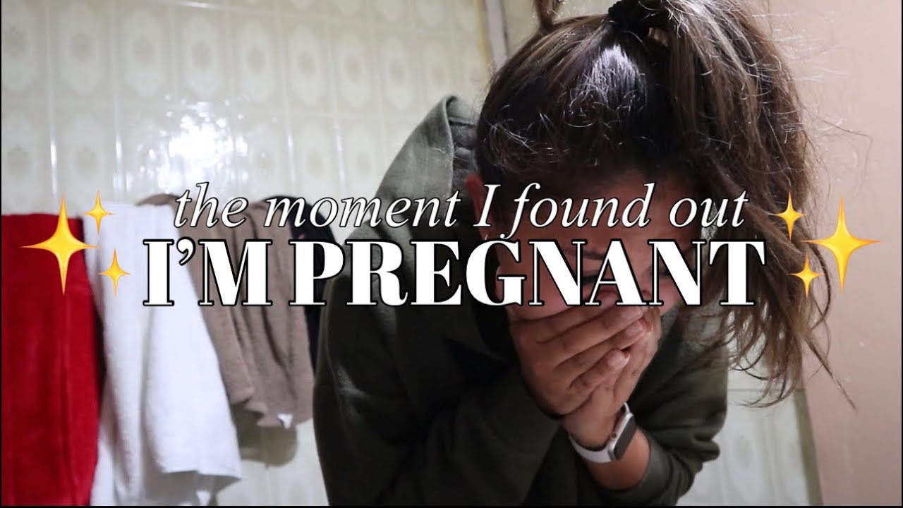 First Pregnancy Test Reaction And Were Pregnant Youtube