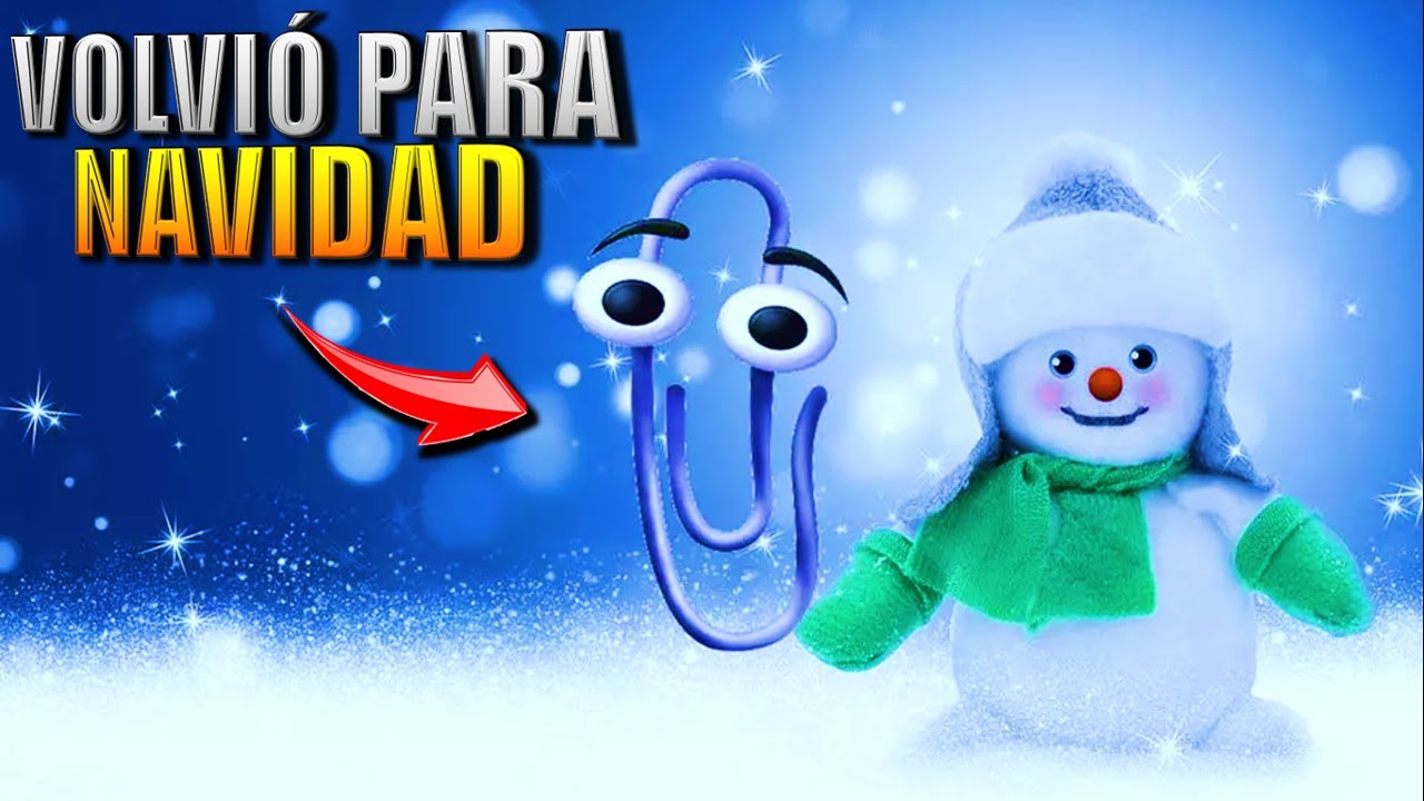 Clippy REGRESA para NAVIDAD 🎅 ( 📎 CLIPPY NAVIDEÑO ) | Fondos de ...