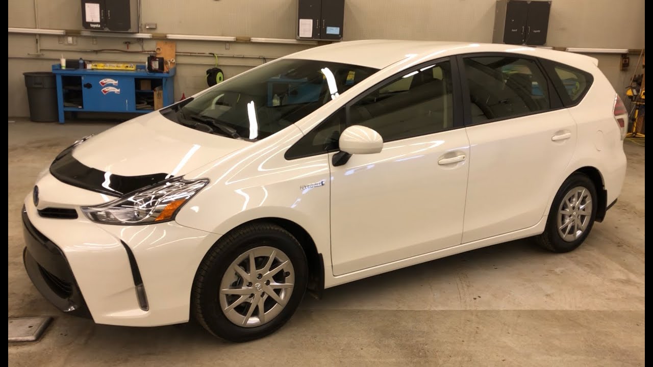 2018 Toyota Prius V Luxury package - review of features and full walk ...