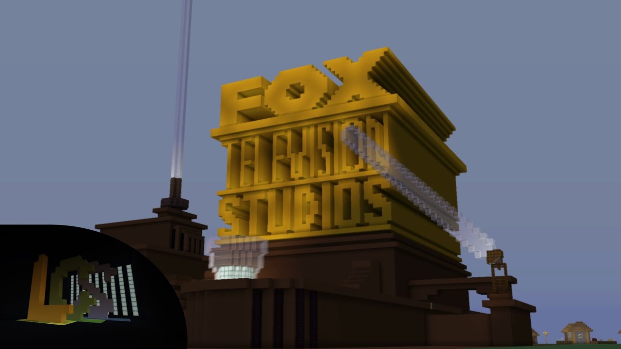 Fox Television Studios (1998) Minecraft logo remake - YouTube