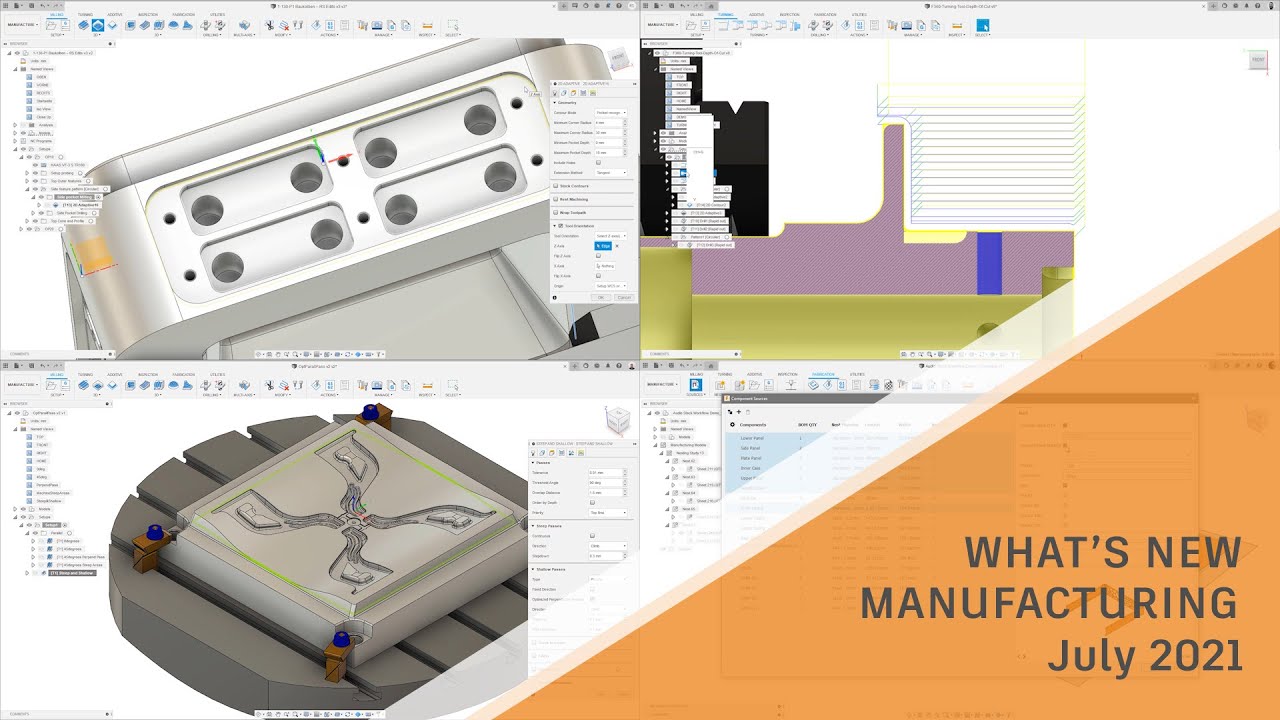 What's New in Fusion 360 Manufacturing – July 2021 - YouTube