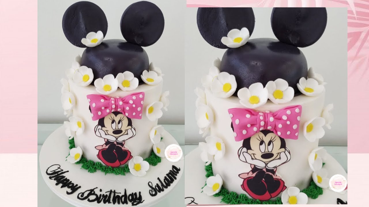 How To make Mini mouse cake Cake002 - YouTube