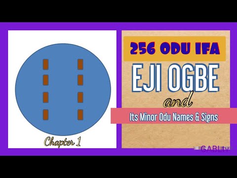 Eji Ogbe Odu Ifa & Its 15 Minor/Omo Odu Ifa Names & Signs in Ifa ...