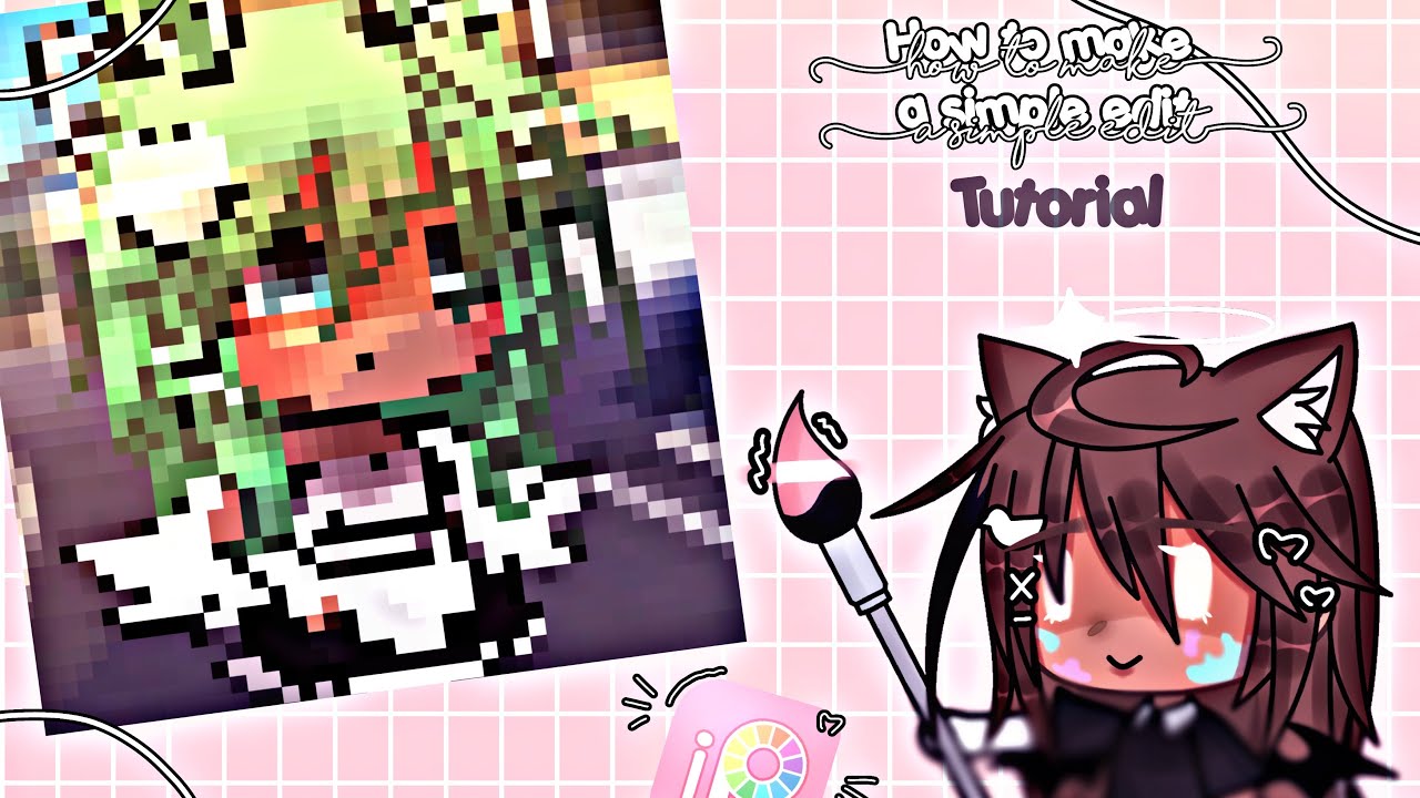 ༘₊· ͟͟͞͞꒰ How I make a simple edit {Gacha Tutorial} ( Read DESC) ( •ᴗ• )♡ - YouTube