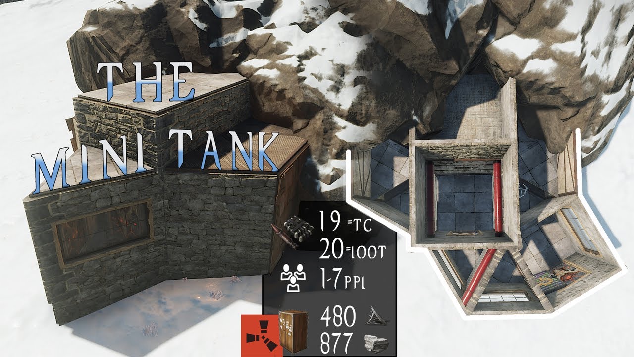 The Mini Tank - The farm base of Rust - YouTube
