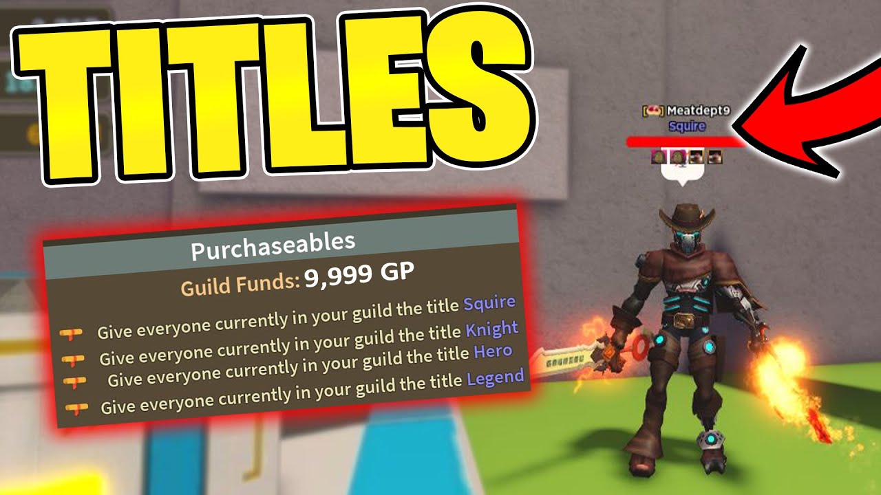 NEW TITLES AND GUILD BUFFS... Giant Simulator - YouTube