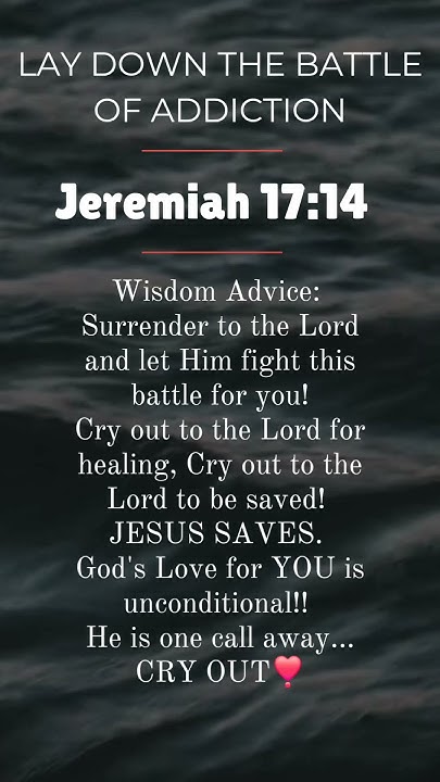 Daily Reminder:Seek God Through the Struggles-Lay Down the Battle of Addiction #foryou #love # ...