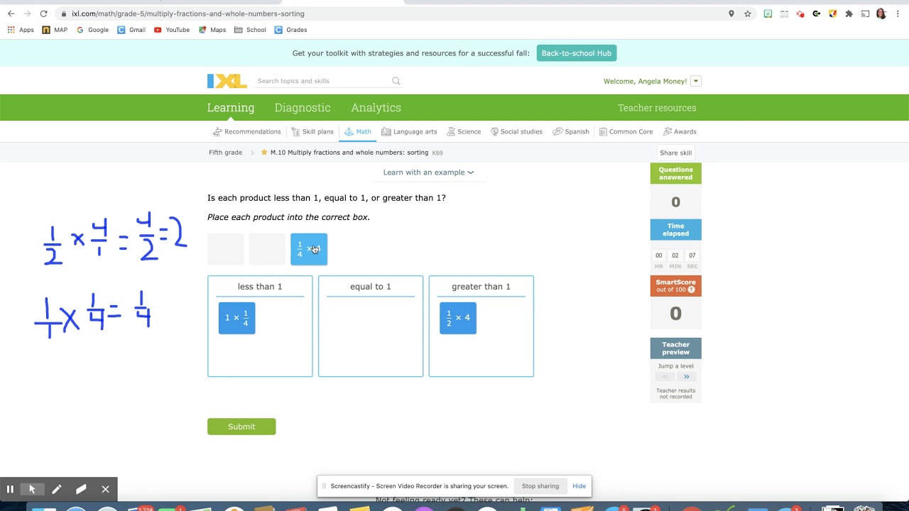 How to do IXL skill M10 - YouTube